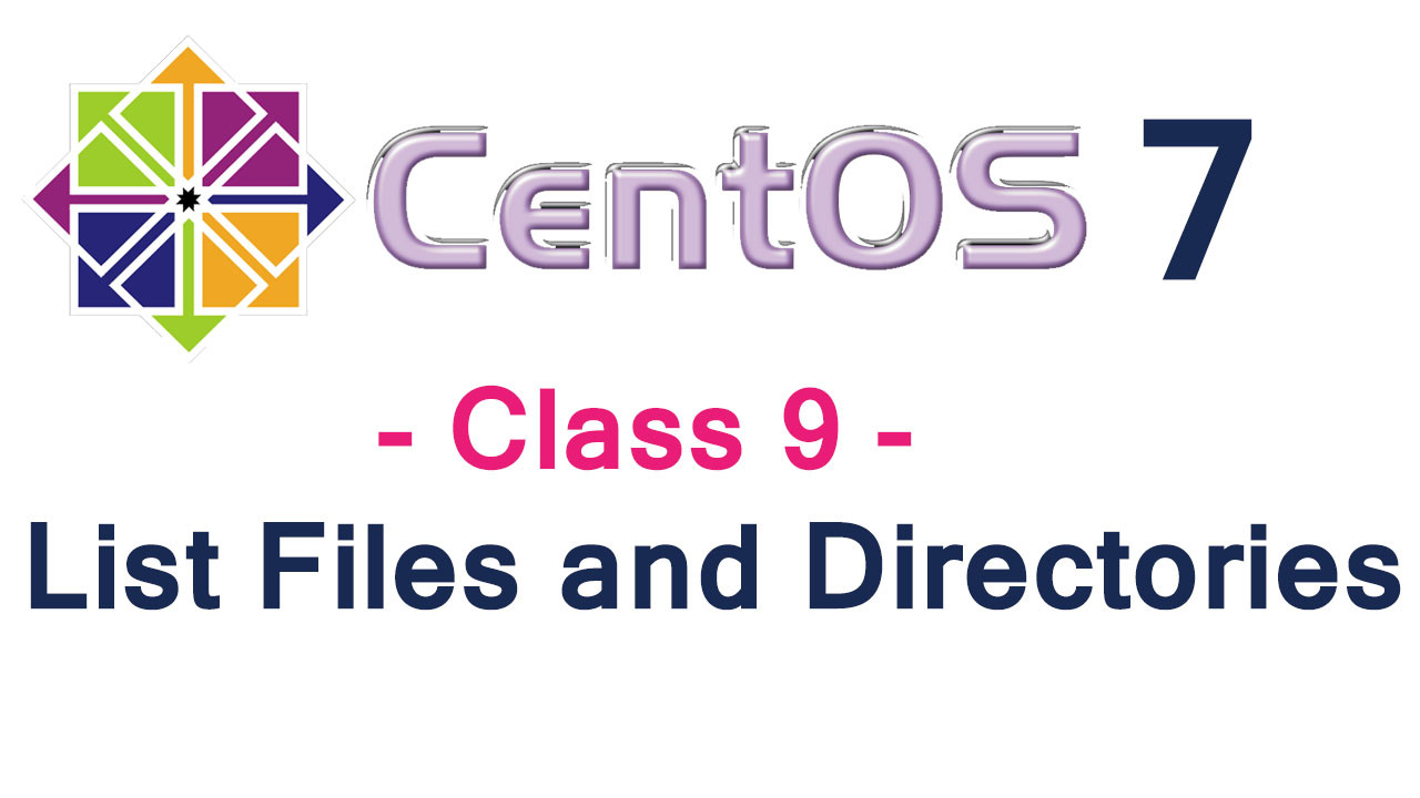 Centos 7 ls Command to List files and Directories