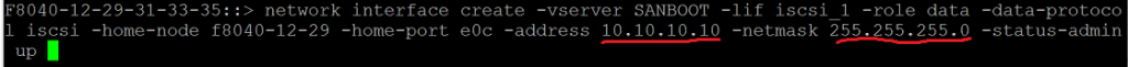 San Boot Setup Using Iscsi Protocol Netapp Cluster Mode Arkit