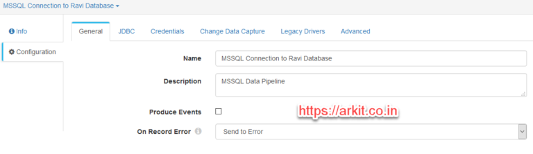 Streamsets Jdbc Connection To Mssql New Pipeline Arkit