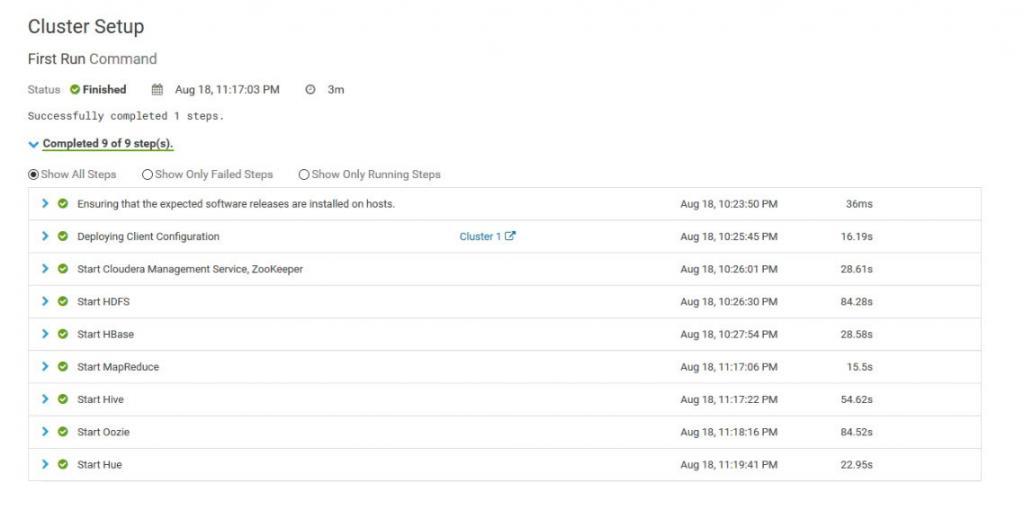 Cloudera Distribution Apache Hadoop 5.14.x Manual Installation - CDH